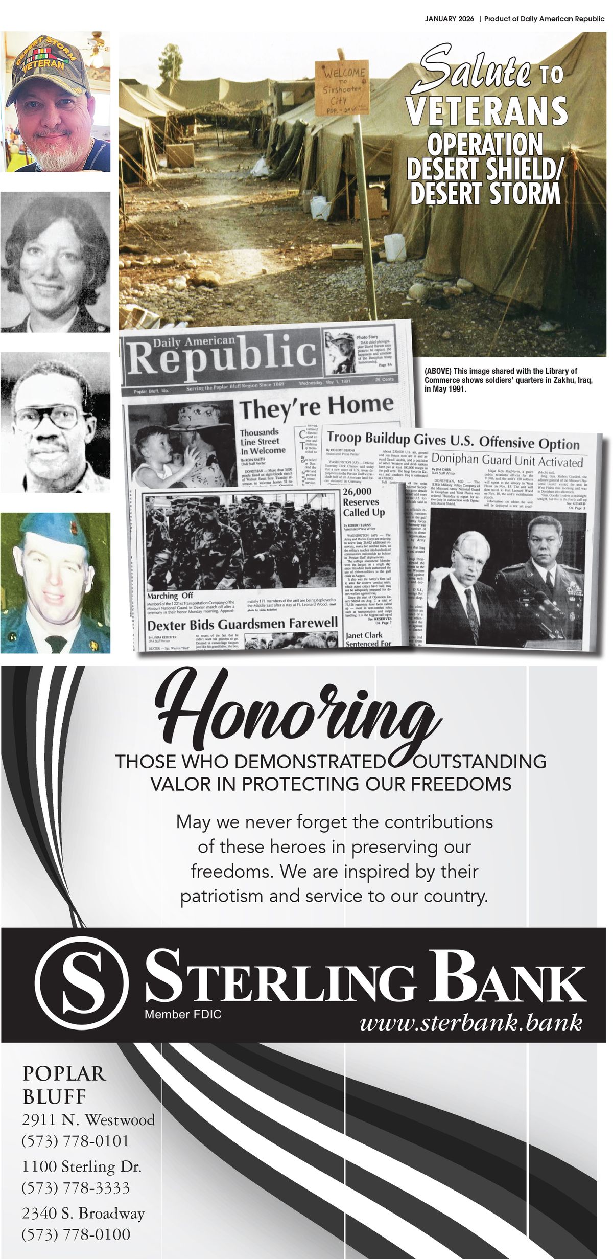 Salute to Veterans (Desert Storm/Desert Shield 2026)