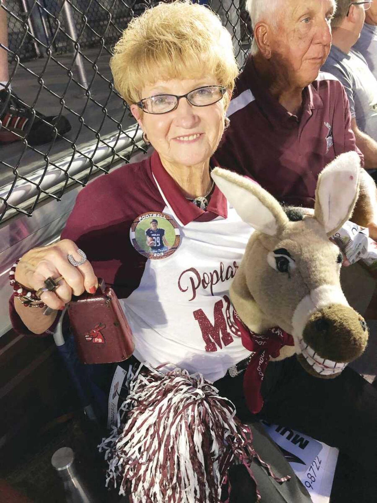 Ultimate Mules football fan, Connie Taylor believes "once a ...