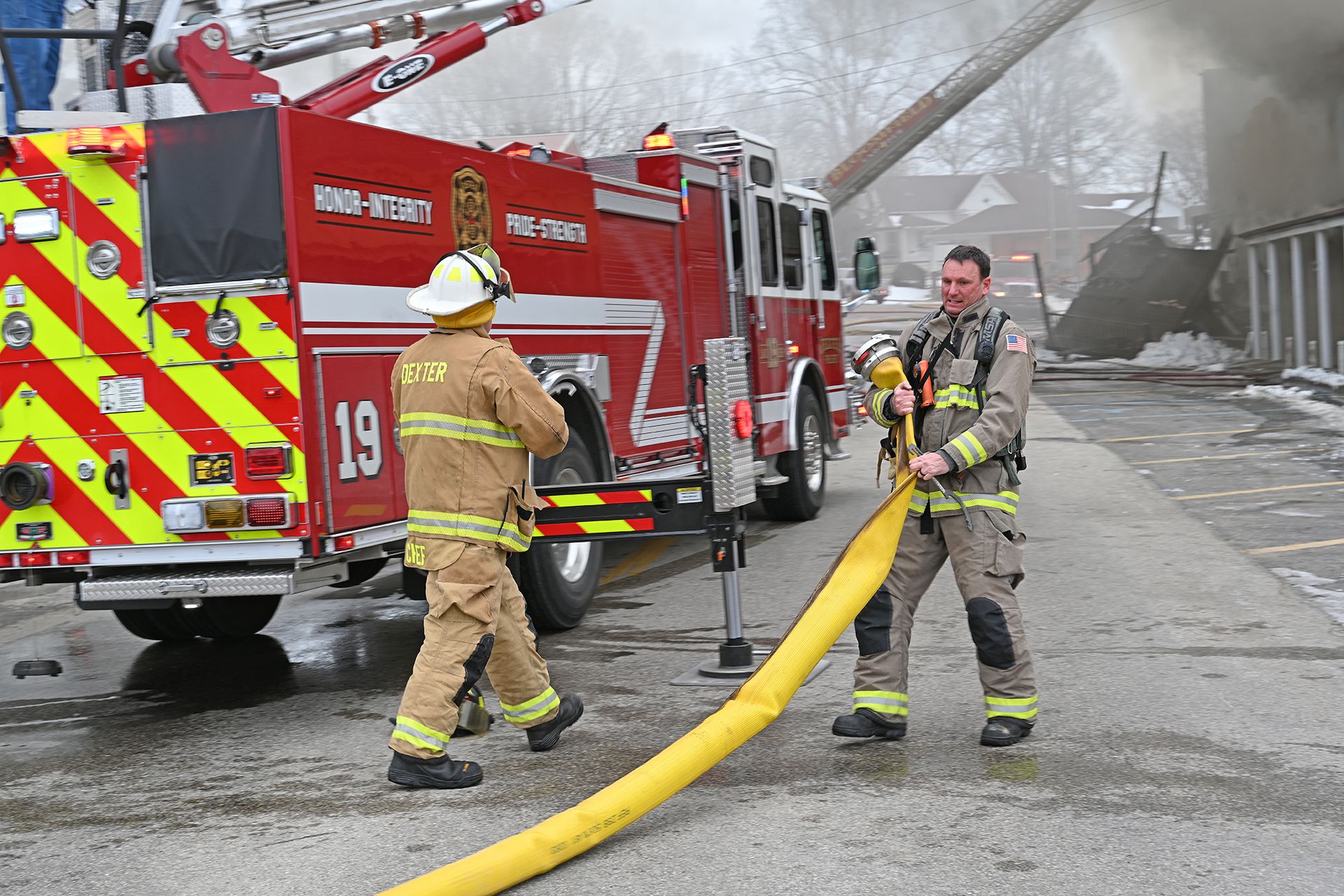 Massive fire destroys block of businesses in Puxico