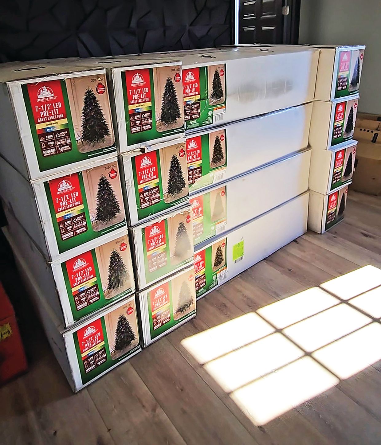 How Kaytie and Don Magruder are gifting trees, presents and movie nigh...