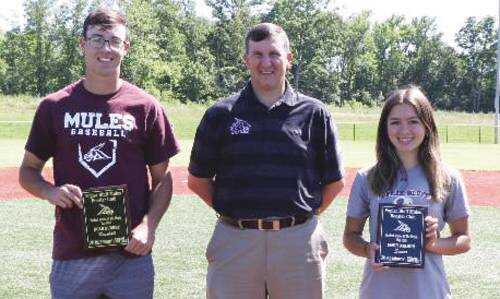 Noah Burkey, Emily Nelson named PBHS athletes of the month for May