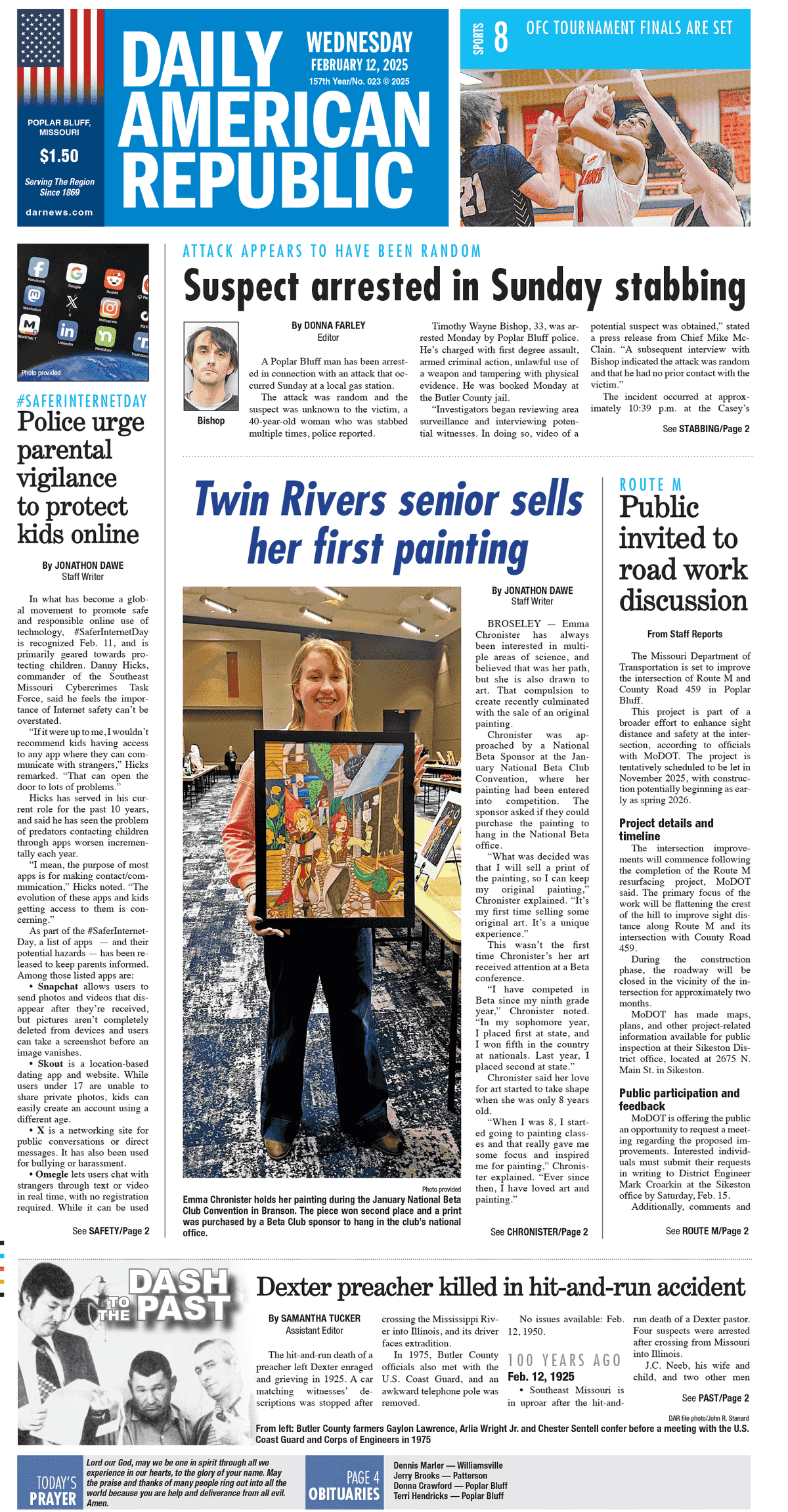 February 12, 2025 - Wednesday: E-edition