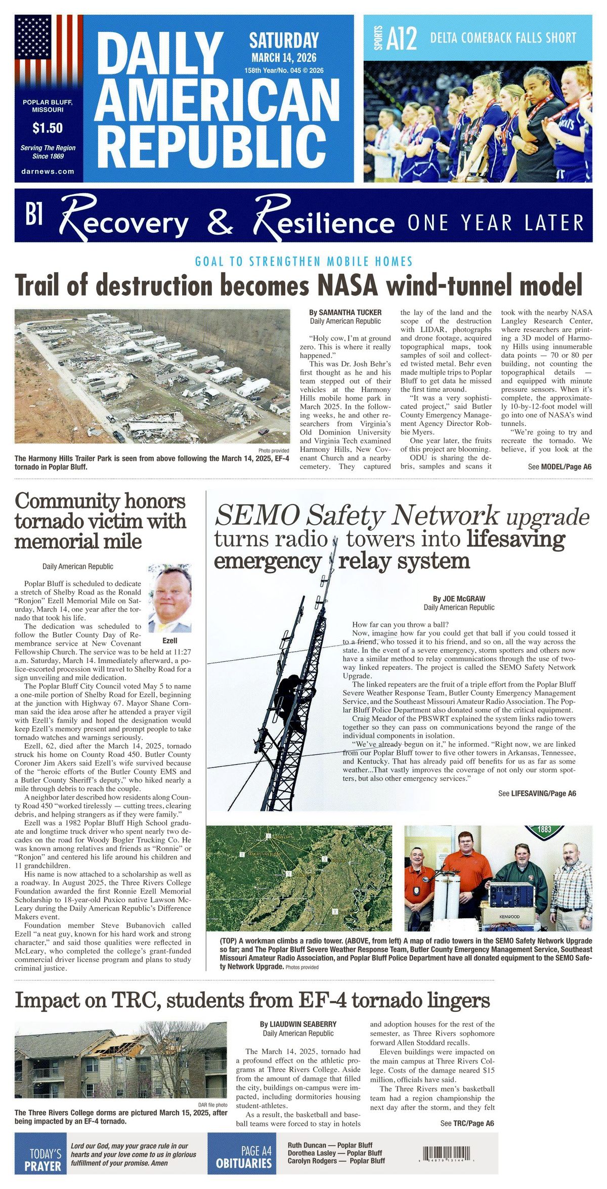 Saturday, March 14, 2026, E-Edition