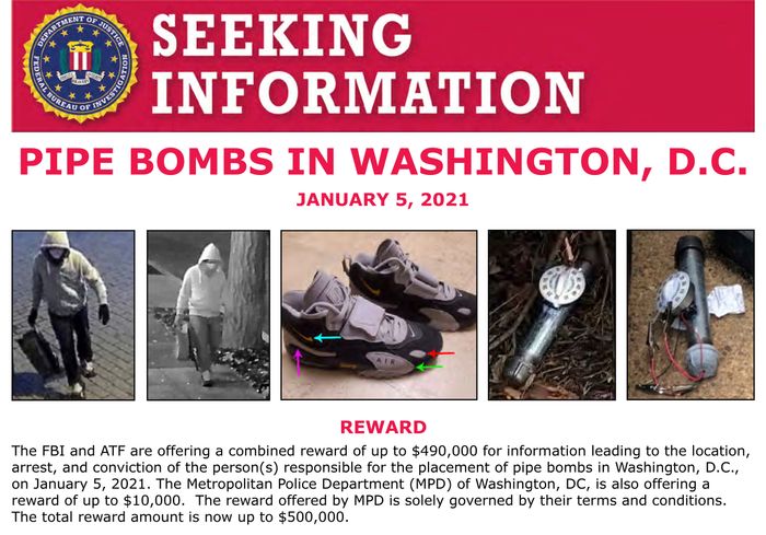 FBI makes arrest in investigation into pipe bombs placed in DC on eve ...