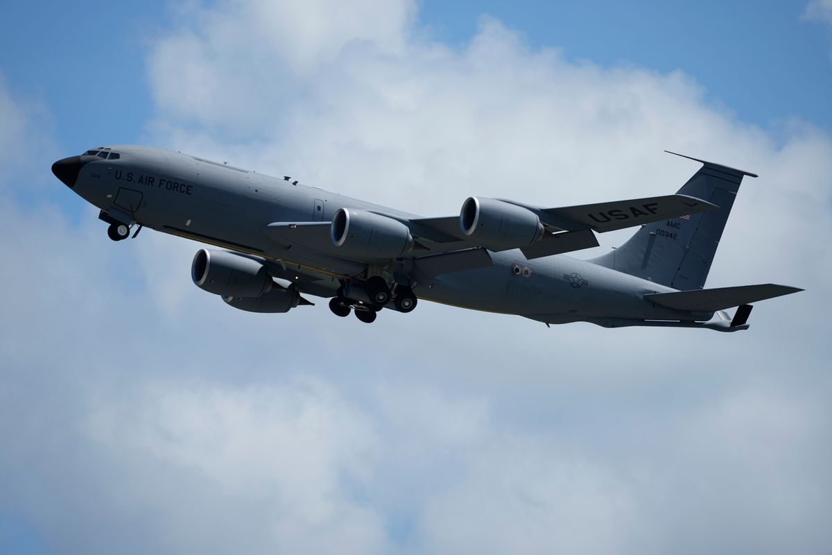 US military refueling plane crashes in Iraq and rescue is underway