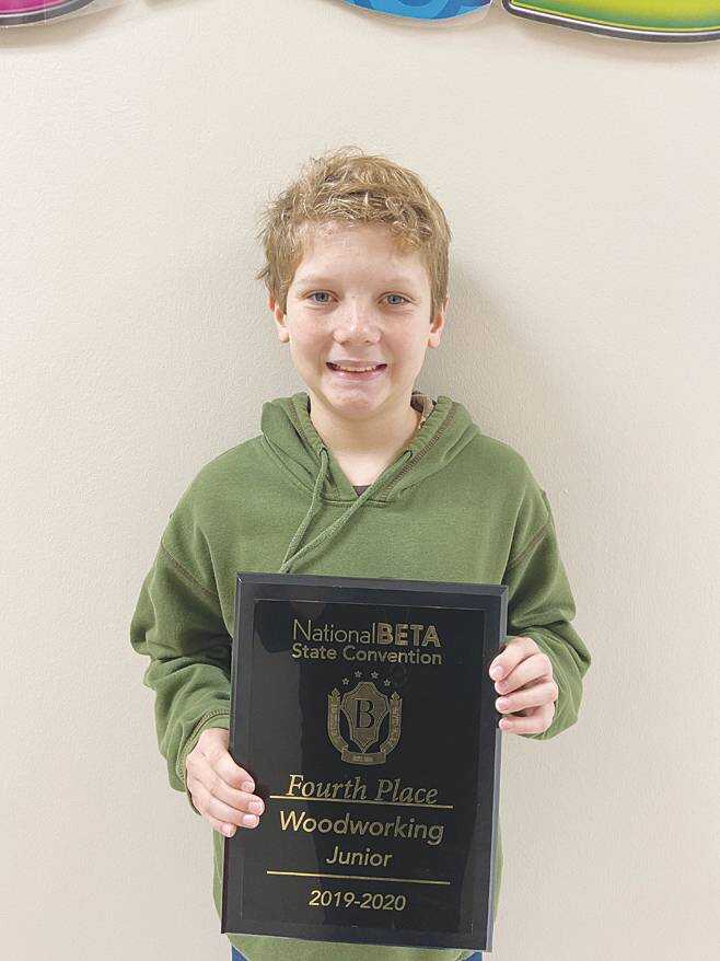 Winners for the Jr. Beta State Convention