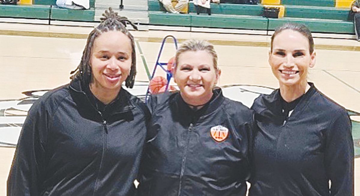 MAKING HISTORY: All-female officiating trio blazes trail in boys baske...