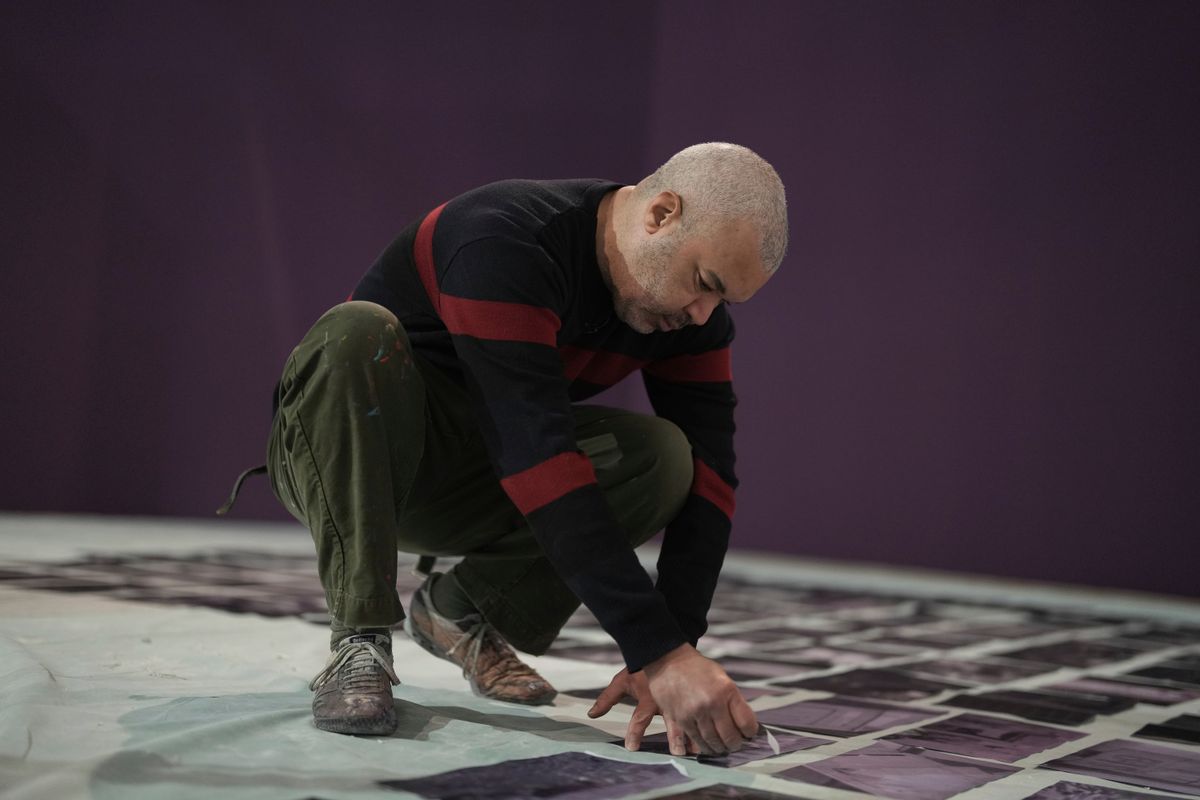 French street artist Shuck One pays tribute to Black history at Pompid...