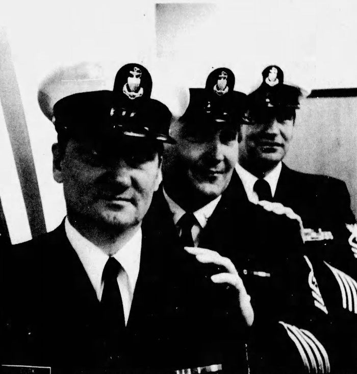 1975: Bloomfield buddies set to retire from the Coast Guard together