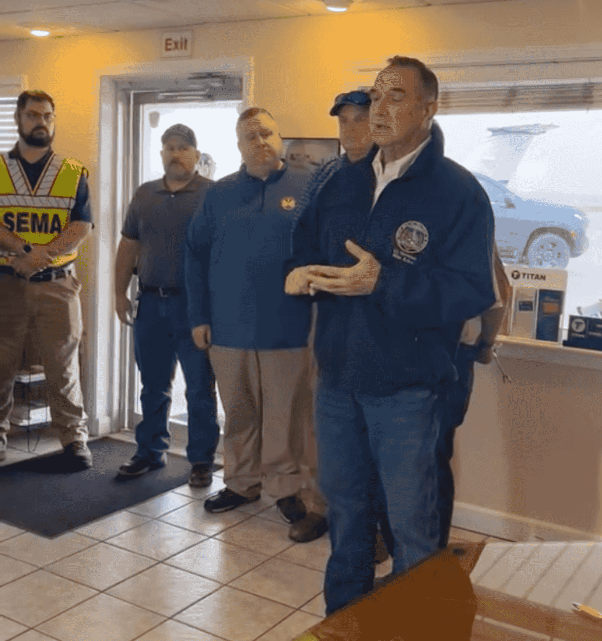 Video coverage: Gov. Mike Kehoe speaks at Poplar Bluff Airp...