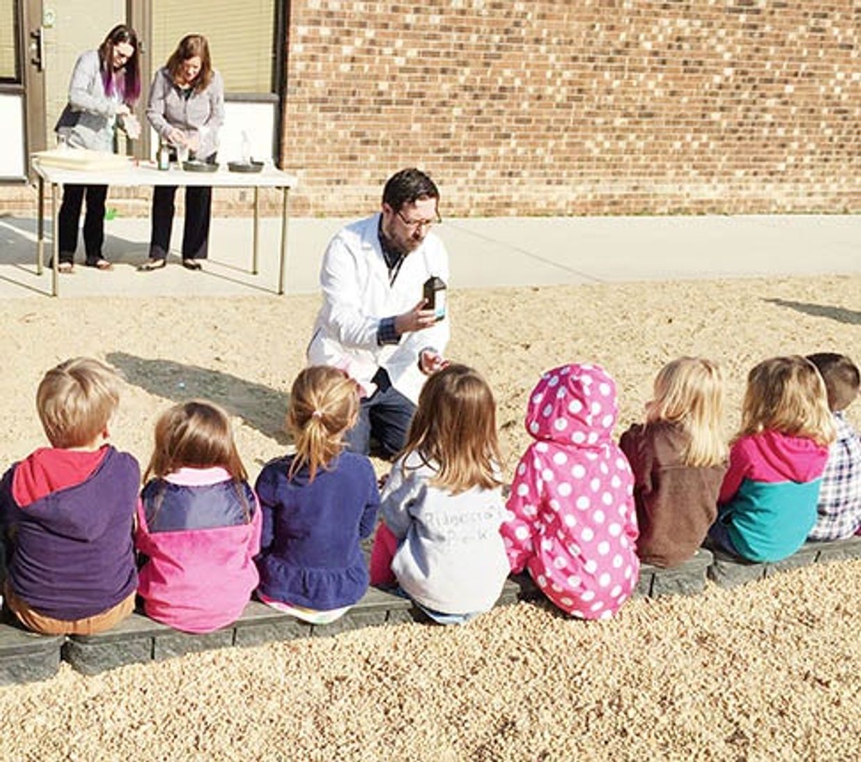 Chowan Chemistry professor makes colorful elephant toothpaste explosio...