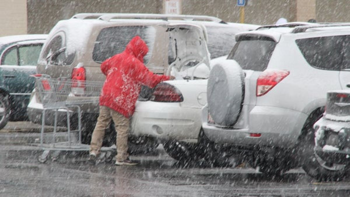 Mother Nature helps melt snow