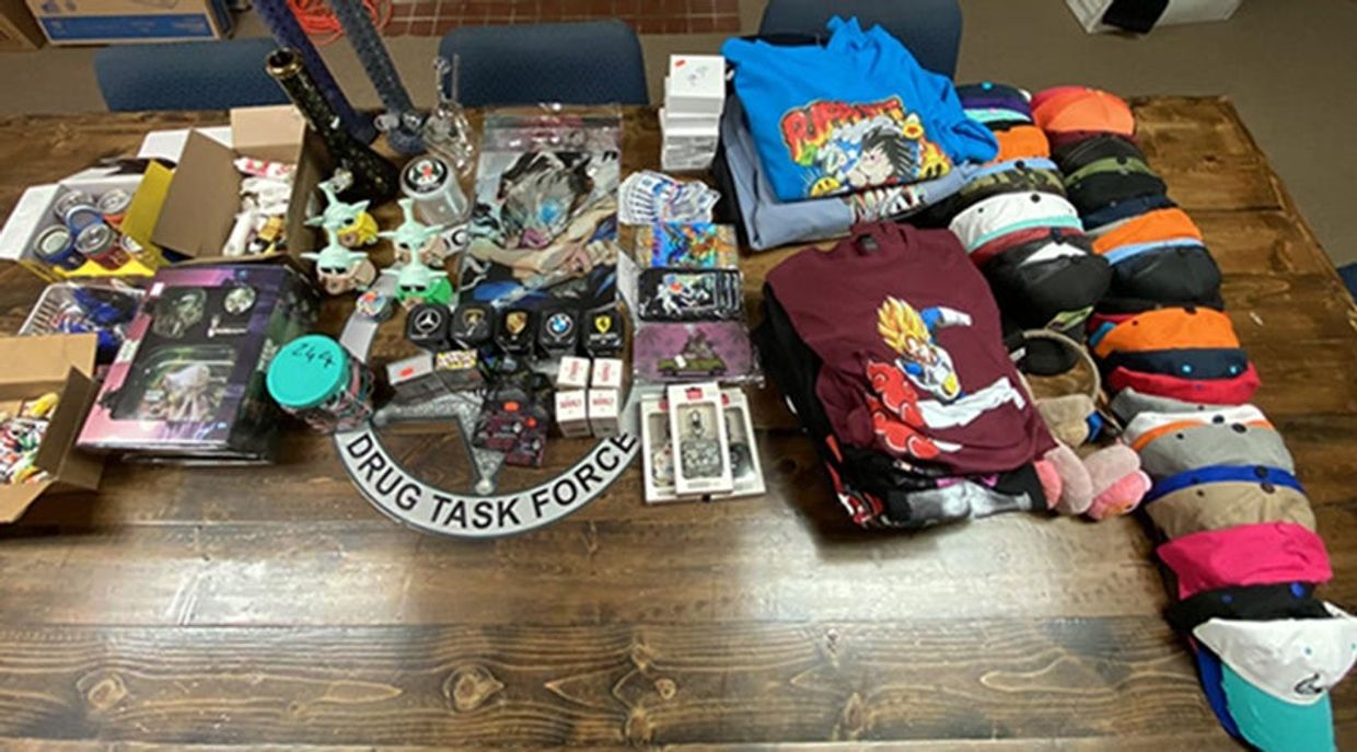 Counterfeit products concealing THC-laced gummies and snacks seized st...