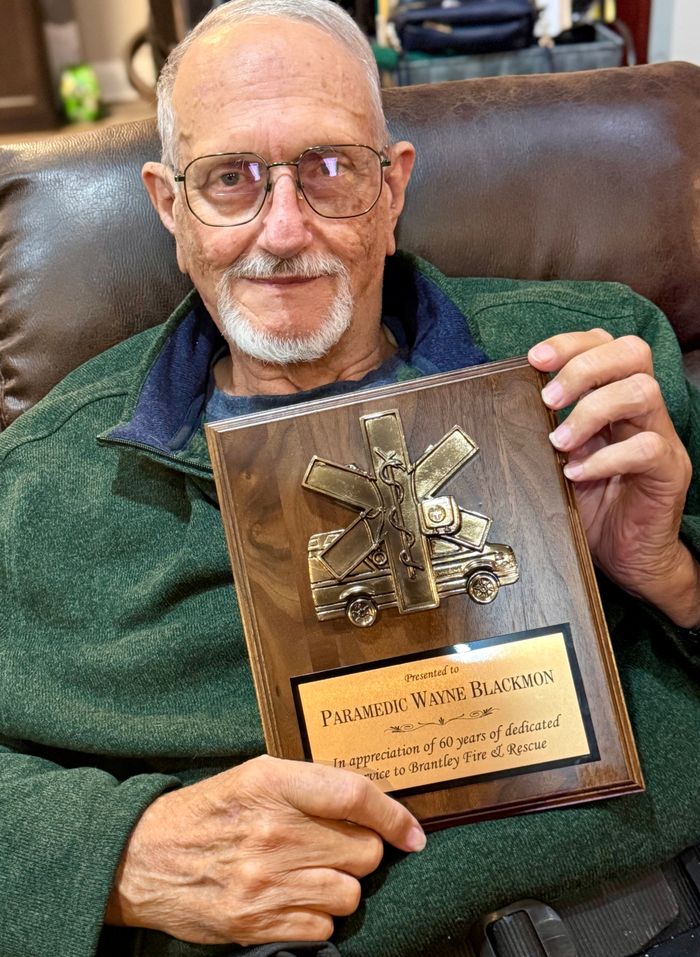 Wayne Blackmon honored for 60 years of service