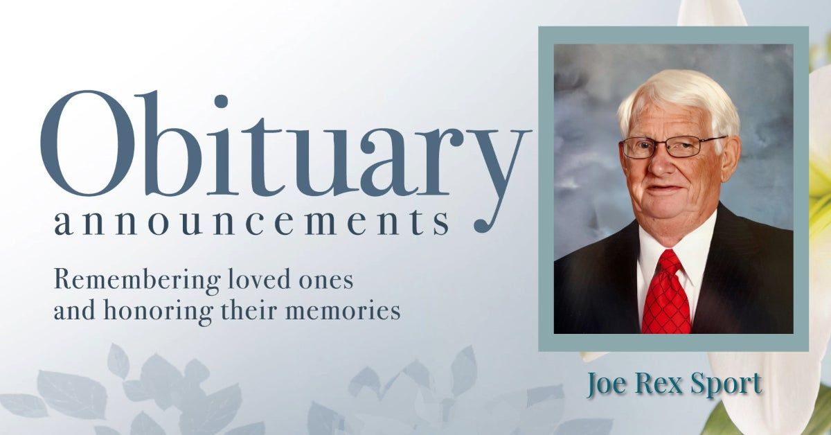 Obituary - Joe Rex Sport