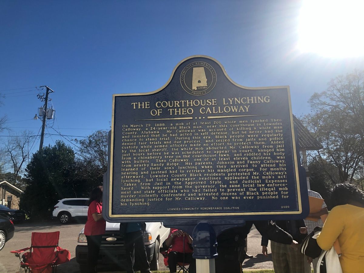 Theo Calloway historical marker unveiled