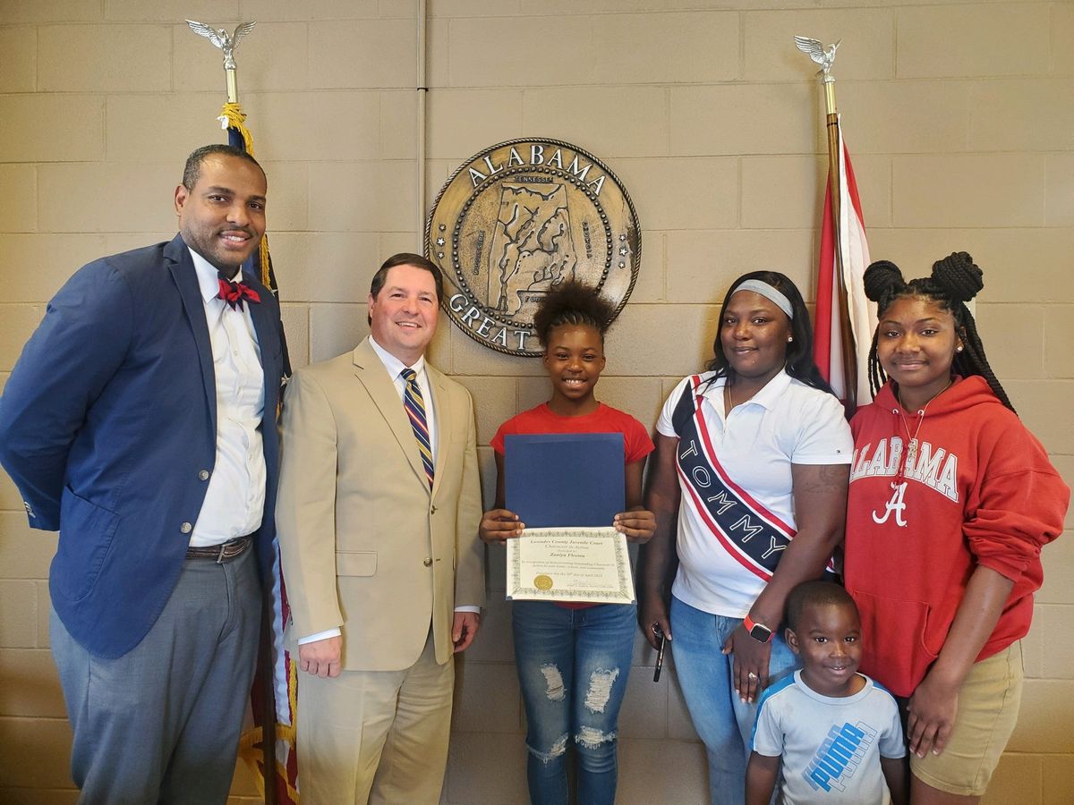 Zaniya Fleeton recognized for Character in Action