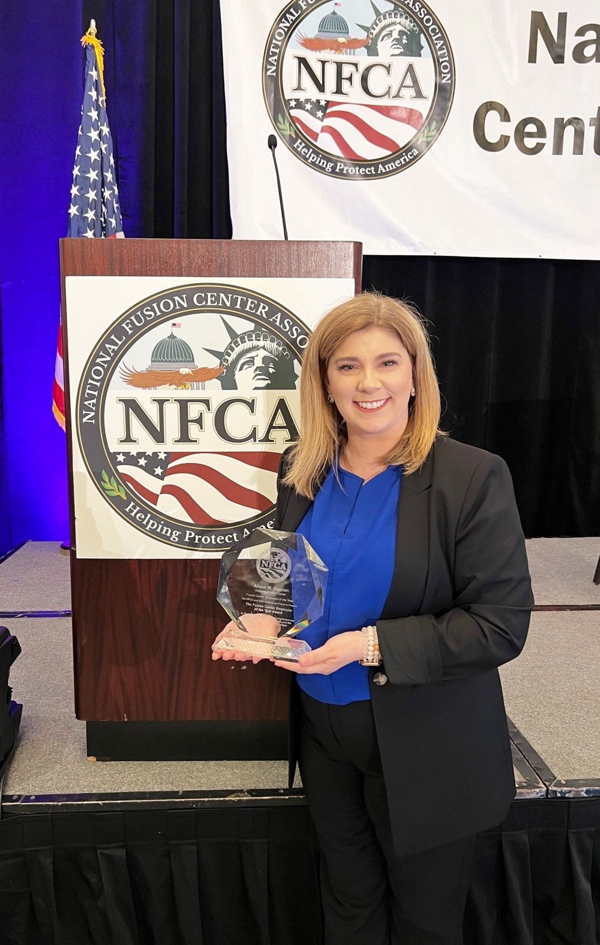 ALEA Alabama Fusion Center Employee Receives National Award
