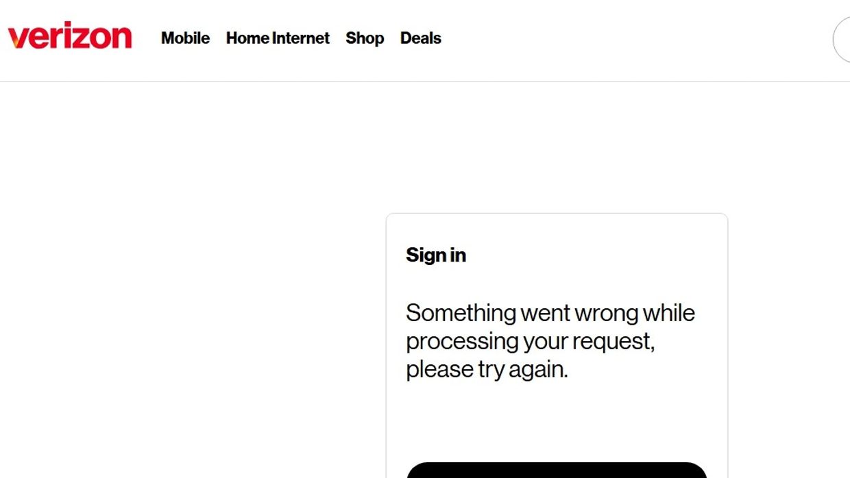 Verizon acknowledges widespread outage