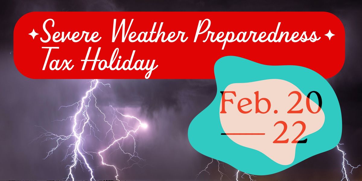 Tax-free weekend prepares residents for severe weather