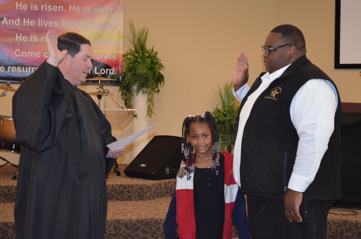 Terrell Means sworn in as Lowndes County Coroner