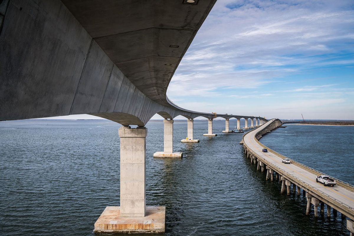Almost a dozen awards received for Marc Basnight Bridge