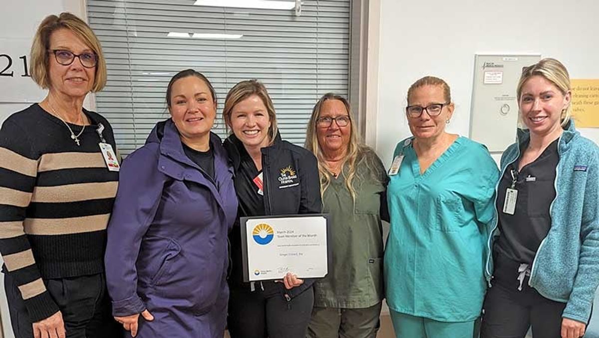 Ginger Oxnard named the Outer Banks Health Team Member of the Month