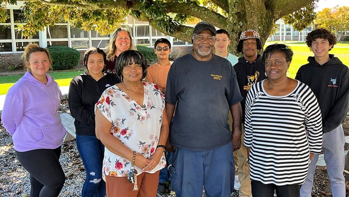 Class of 1973 donates to Mattamuskeet School
