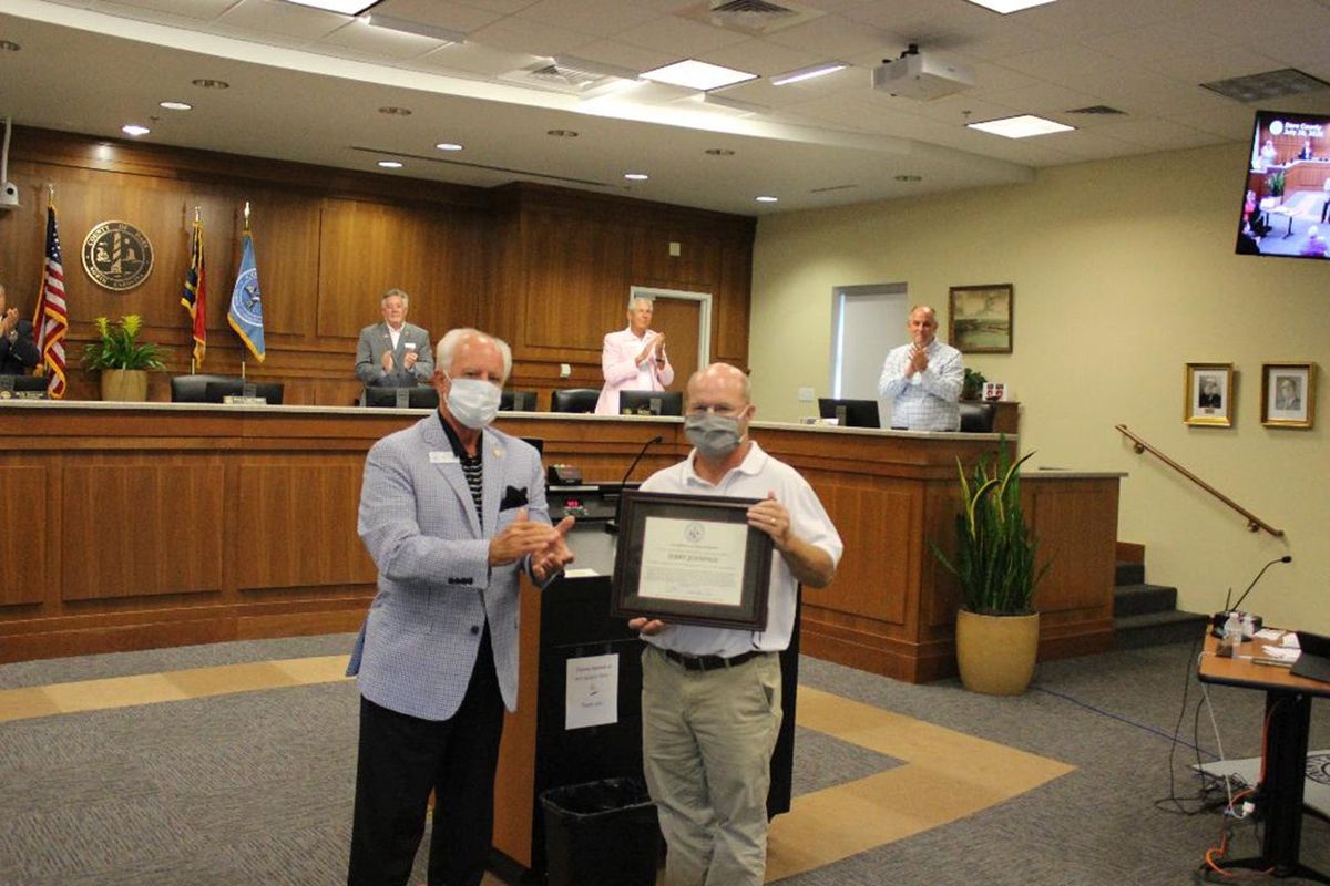 Jerry Jennings saluted for NCDOT work