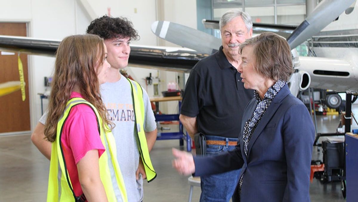 Lt. Gov. Rachel Hunt visits COA – Barco as part of Future-Ready tour,