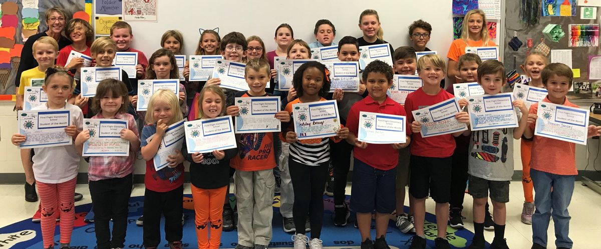 First Flight Elementary School students recognized