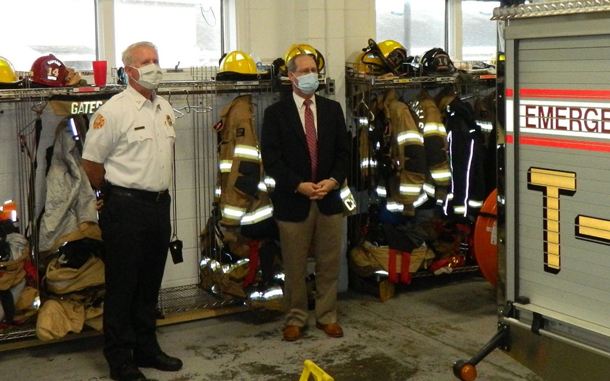 Congressman Murphy tours local fire stations
