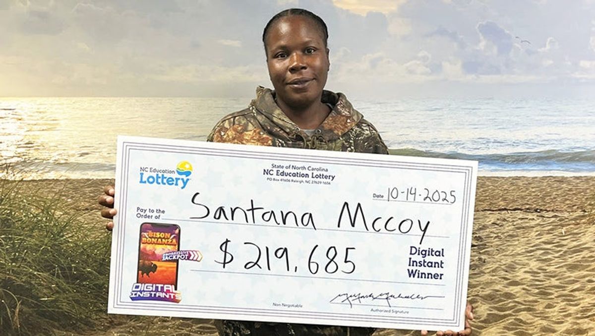 Engelhard woman surprised by six-figure lottery win: 'I jumped up and ...