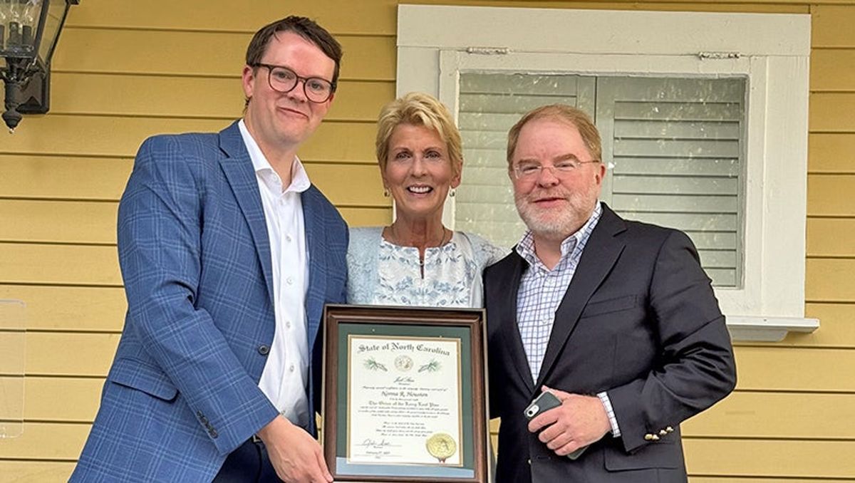 Norma Houston awarded Order of the Long Leaf Pine