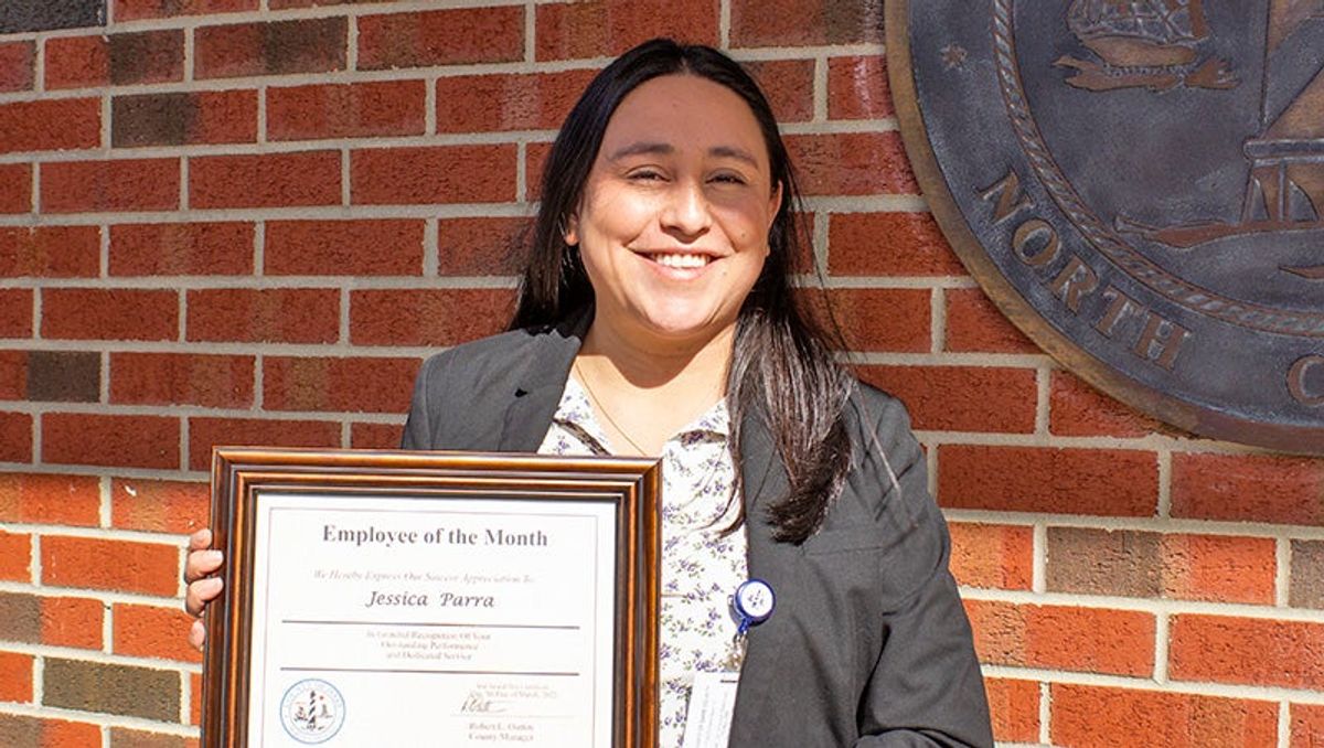Jessica Parra named Dare County Employee of the Month