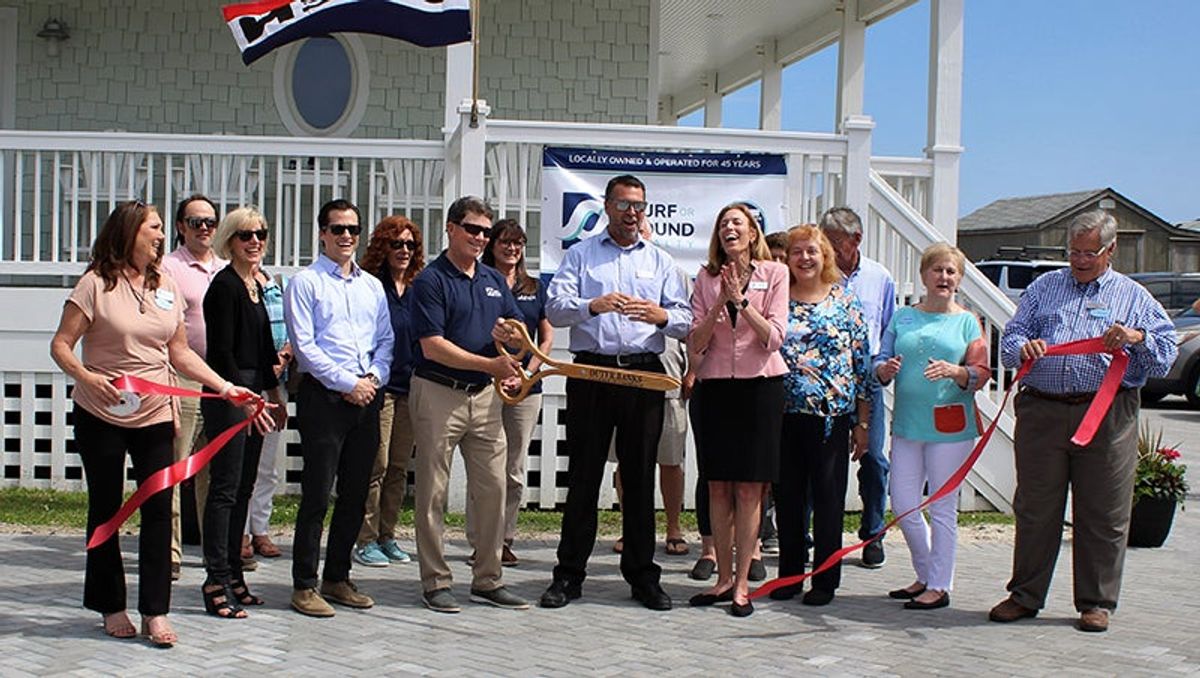 Outer Banks Chamber of Commerce holds ribbon cutting for Surf or Sound...