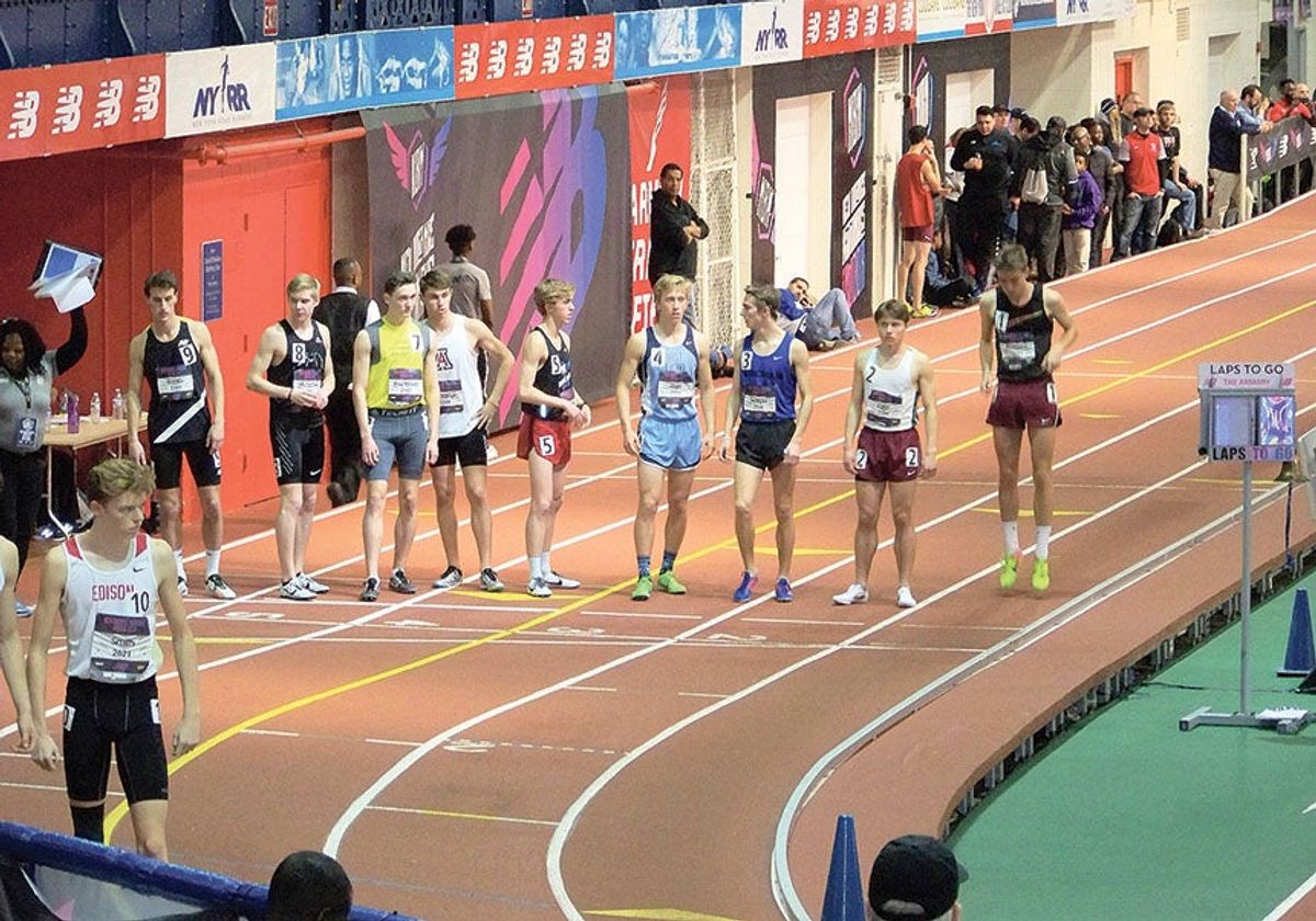 Local runners compete at national indoor meet