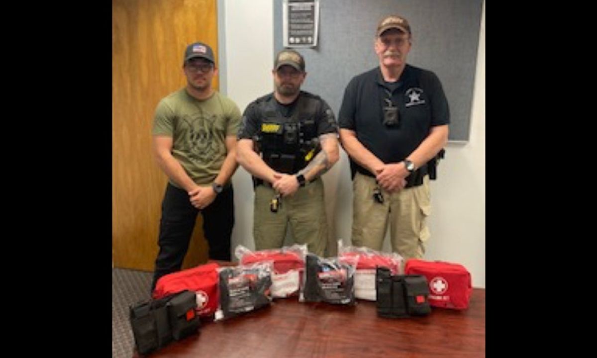 Tyrrell County Sheriff's Office receives grant for trauma kits