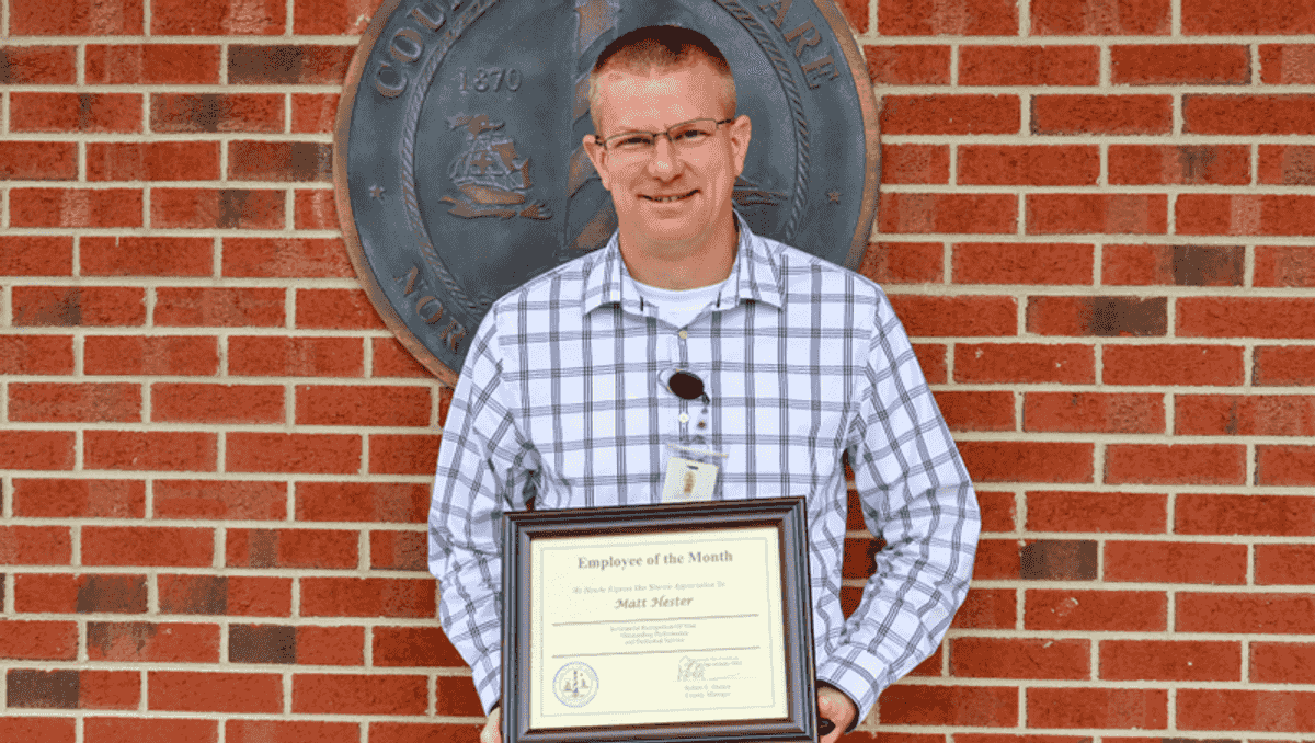Matt Hester named Dare Employee of the Month