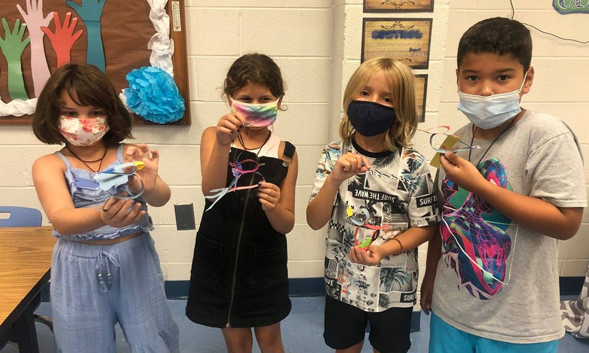 First Flight Elementary students craft unique creations