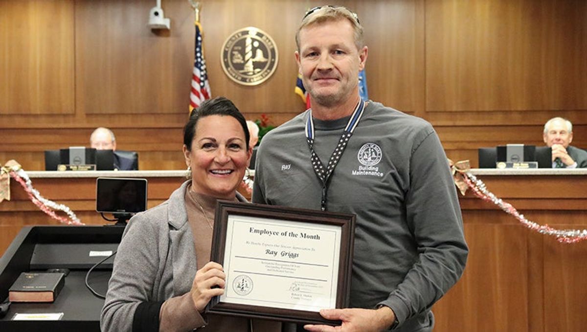 Ray Griggs named Dare County Employee of the Month for November