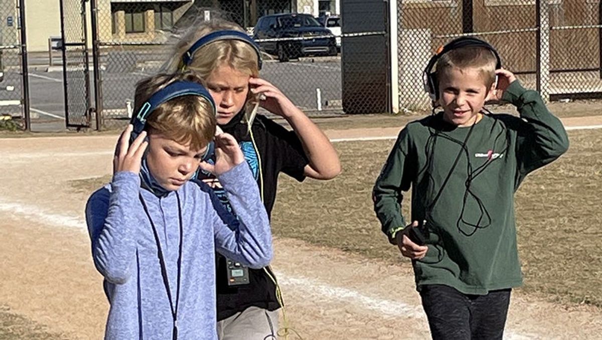 Learning on the move at Kitty Hawk Elementary School