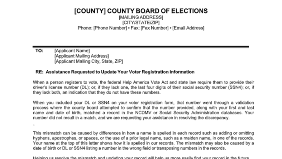 Dare Board of Elections shares state guidance on voter regis...