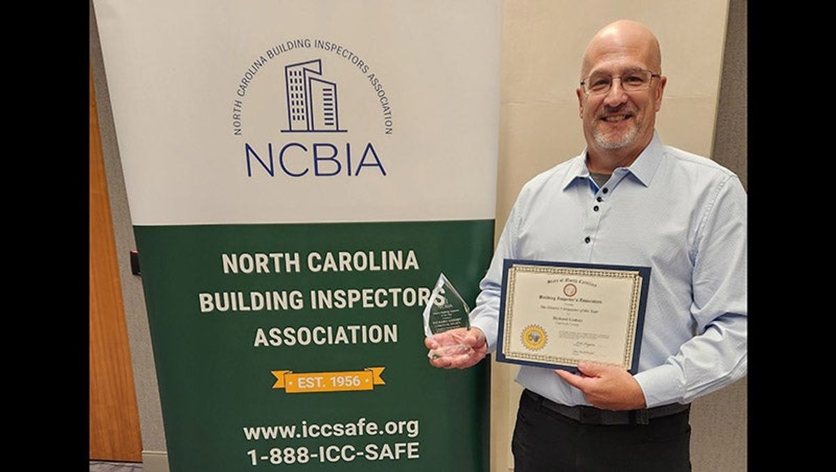 Rick Godsey named District Building Inspector of the Year