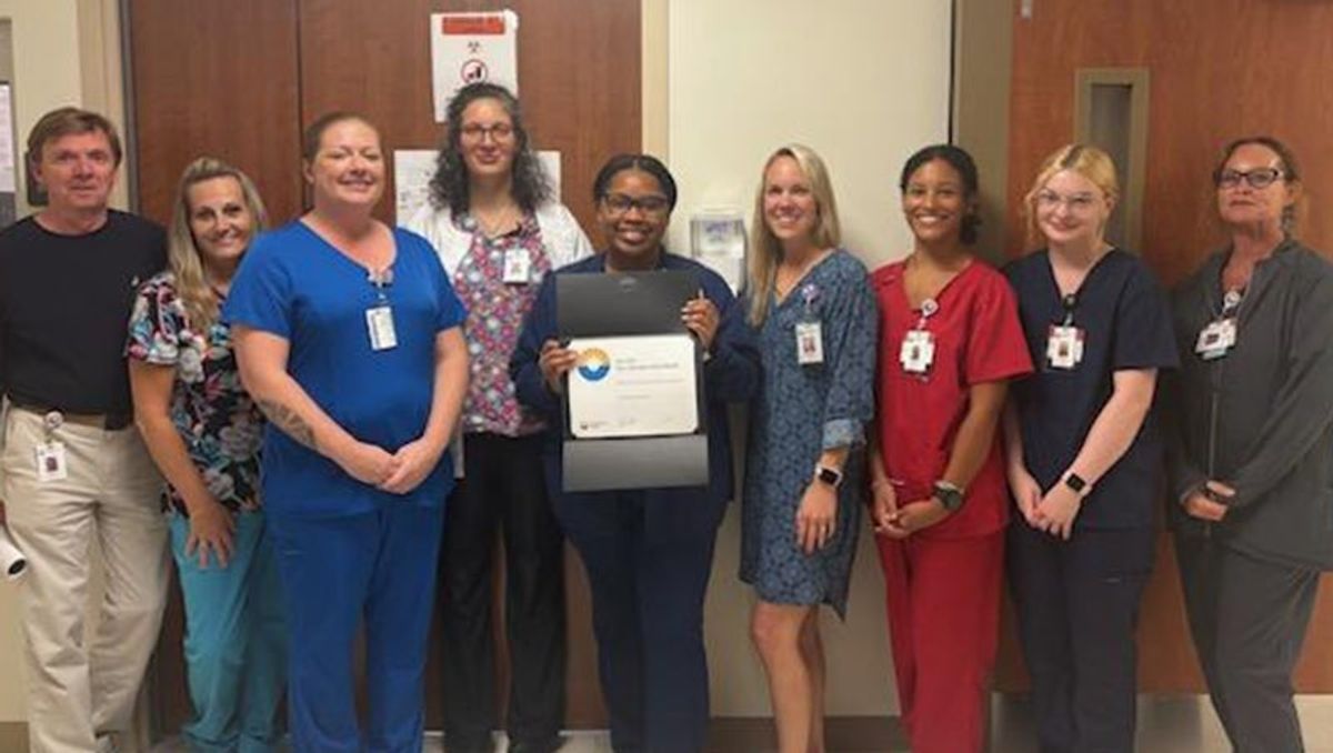 Asante Marner named Outer Banks Health's Team Member of the Month