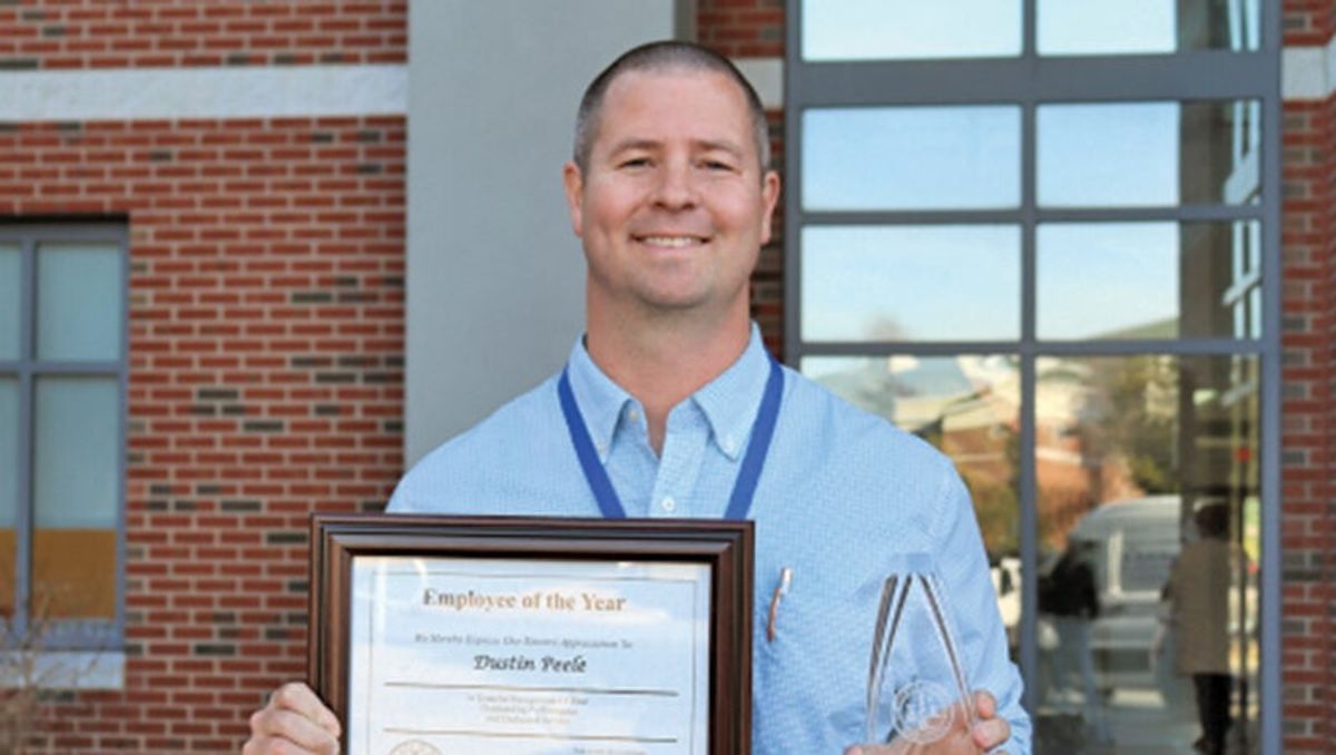 Dustin Peele named Employee of the Year for Dare County