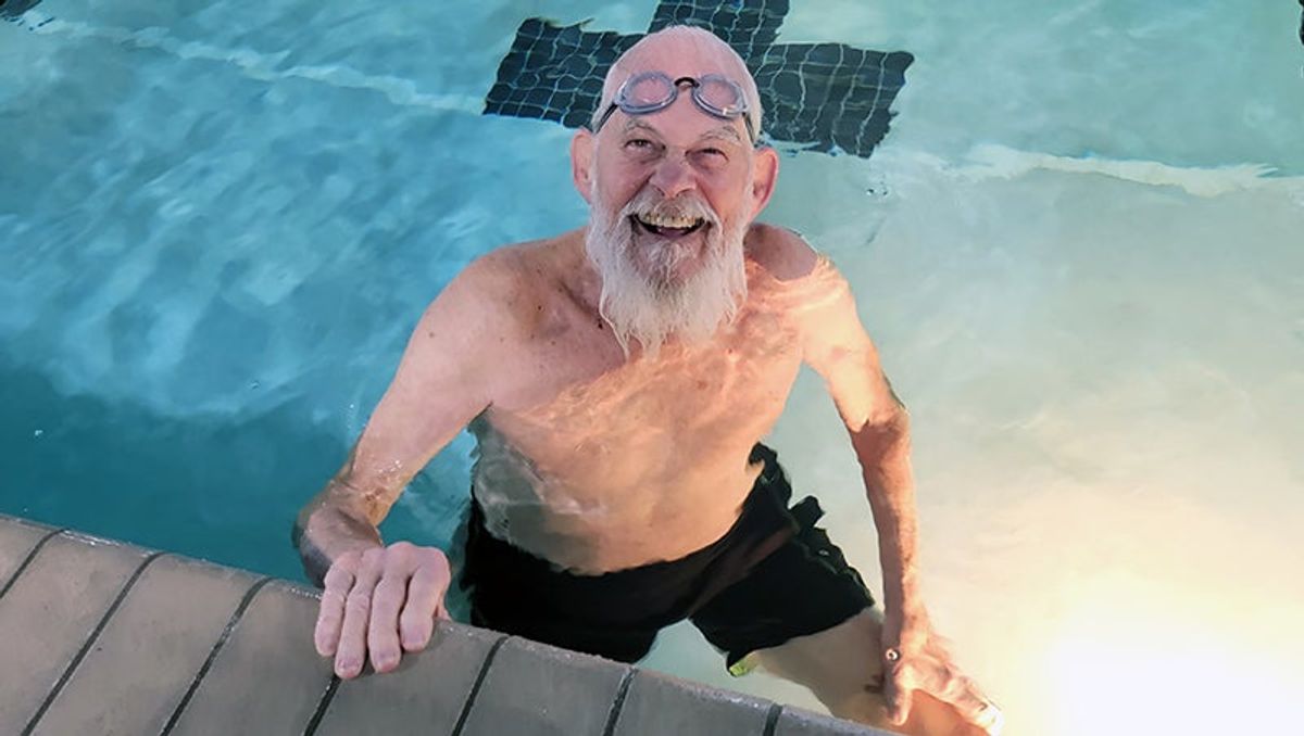 Charlie Erwin: Senior swimmer continues record-setting lifel...