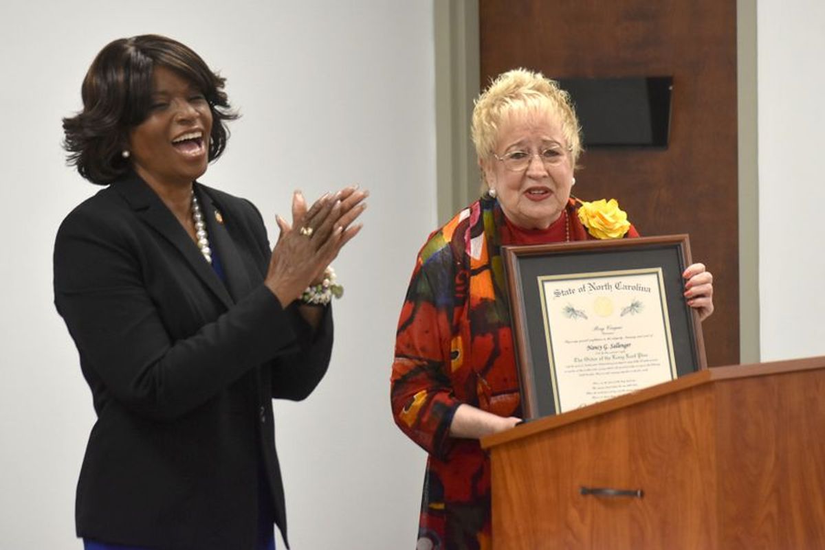 Nancy Sallenger receives state honor