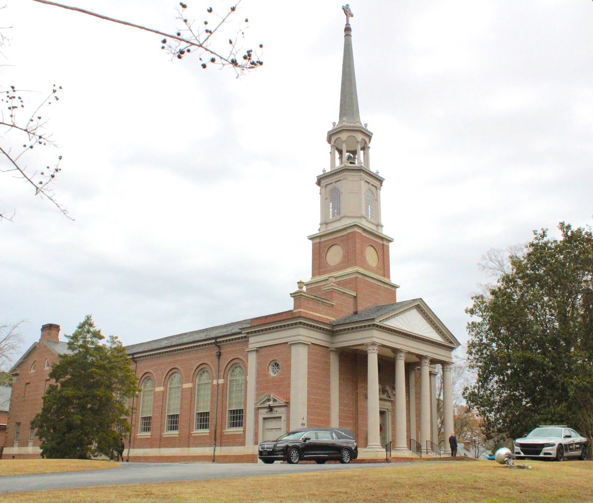 Hunt's funeral today in Wilson