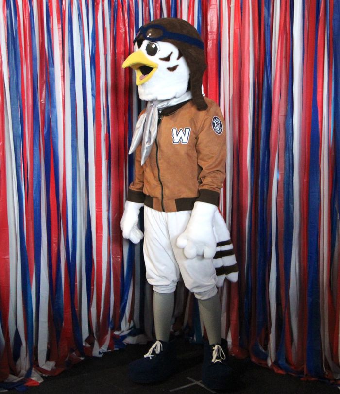 Wilt the Warbird unveiled as team mascot